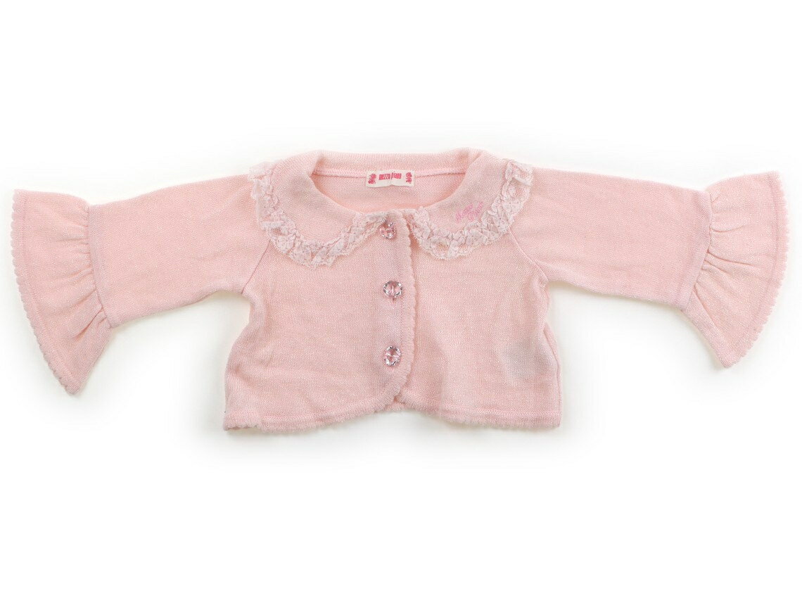 　ブランド 　mezzo piano(メゾピアノ) 　カテゴリー 　カーディガン 　サイズ 　90サイズ 　色 　ピンク、ラメ 　状態 　★★★ 　記名 　なし 　ジャンル 　Girl 実際のサイズ表記はF。アクリル、ナイロン、ウール。サイ...