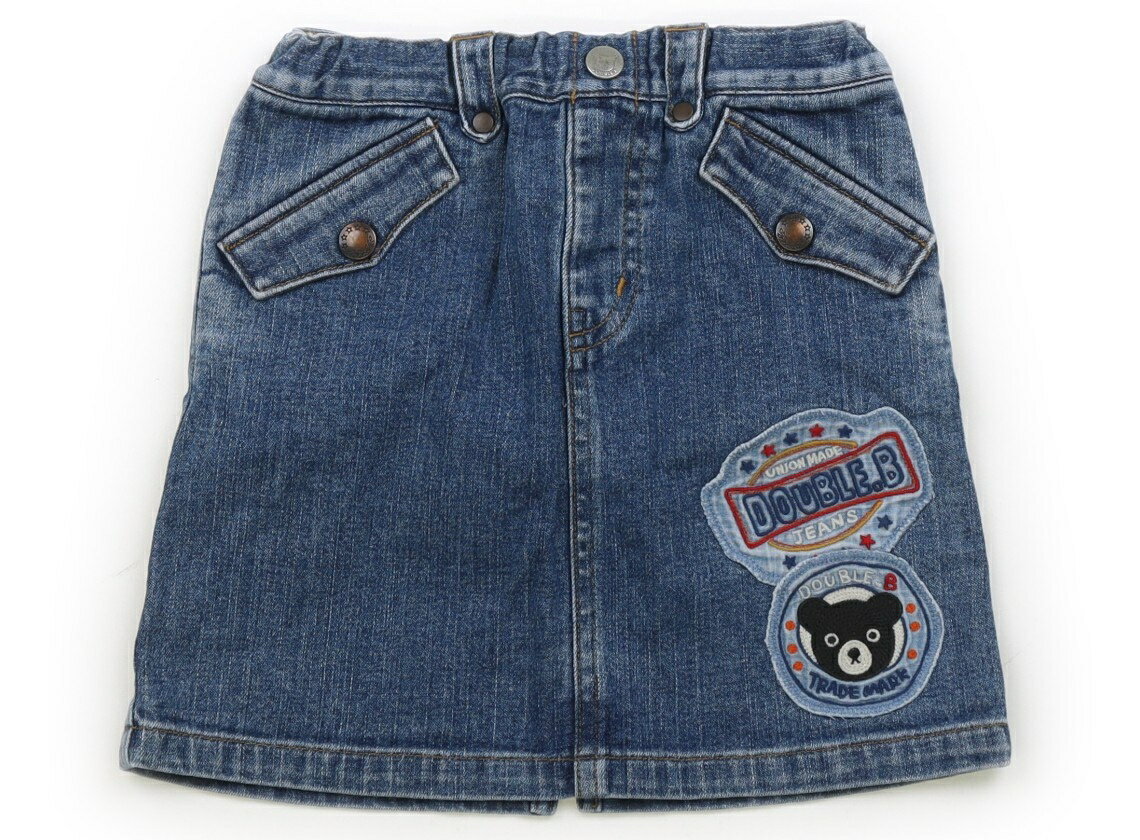 　ブランド 　Double B(ダブルB) 　カテゴリー 　スカート 　サイズ 　90サイズ 　色 　ライトブルー 　状態 　★★★ 　記名 　なし 　ジャンル 　Girl ウエストのゴムは交換穴があります。デニム地特有のユーズド感あり。目...