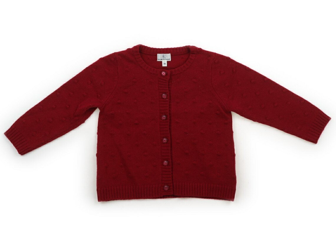 　ブランド 　Kumikyoku(組曲) 　カテゴリー 　カーディガン 　サイズ 　90サイズ 　色 　ワインレッド 　状態 　★★★ 　記名 　なし 　ジャンル 　Girl ウール・アクリルニット。全体的にやや毛玉がありますが、目立つ汚れ...