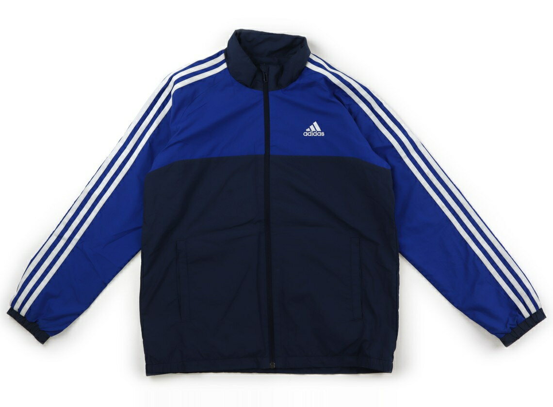 　ブランド 　Adidas(アディダス) 　カテゴリー 　ブルゾン・Gジャン 　サイズ 　160サイズ 　色 　ネイビー、青 　状態 　★★ 　記名 　なし 　ジャンル 　Boy 暖かい生地の裏地がついています。若干毛羽立ちがあります。袖に...
