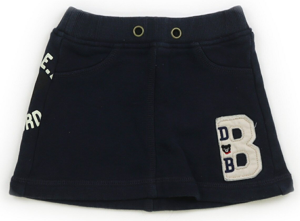 　ブランド 　Double B(ダブルB) 　カテゴリー 　スカート 　サイズ 　90サイズ 　色 　ネイビー　ブランドロゴ 　状態 　★★ 　記名 　なし 　ジャンル 　Girl トレーナー地。ウエストは総ゴムで、シワ部分に色褪せがありま...