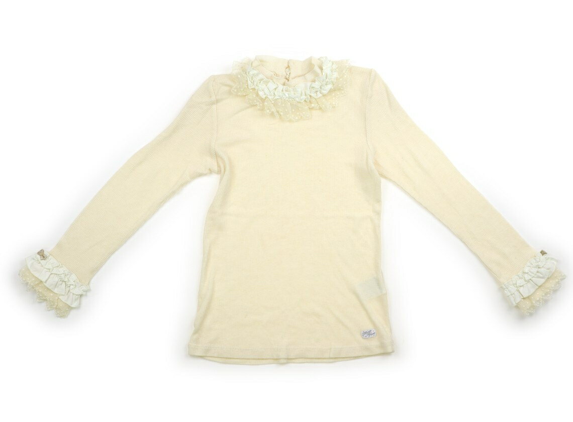 　ブランド 　mezzo piano(メゾピアノ) 　カテゴリー 　ニット・セーター 　サイズ 　130サイズ 　色 　きなり地 　状態 　★★★★ 　記名 　なし 　ジャンル 　Girl 135cm。ウール混、薄手のリブ。やや透けます。若...