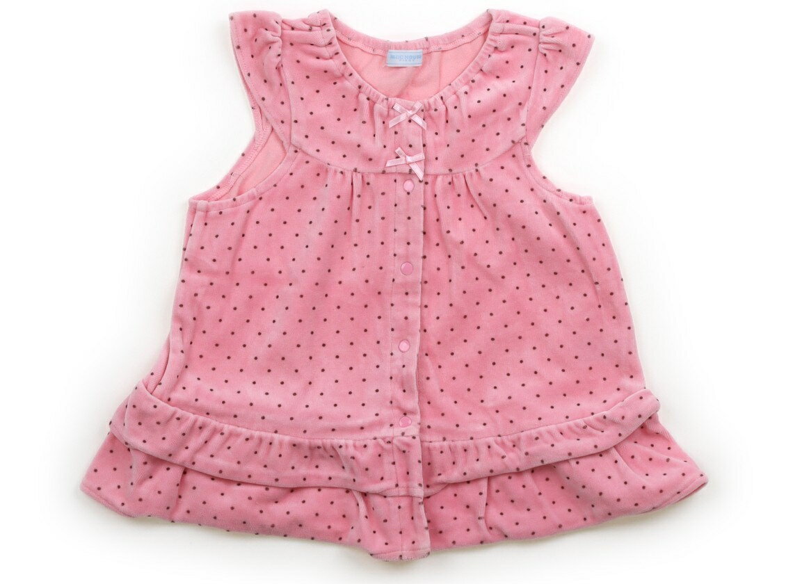 　ブランド 　miki HOUSE(ミキハウス) 　カテゴリー 　ジャンパースカート 　サイズ 　70サイズ 　色 　ピンク・ドット 　状態 　★★★★ 　記名 　なし 　ジャンル 　Girl パイルベロア素材。前ボタン開き。実際のサイズ表...