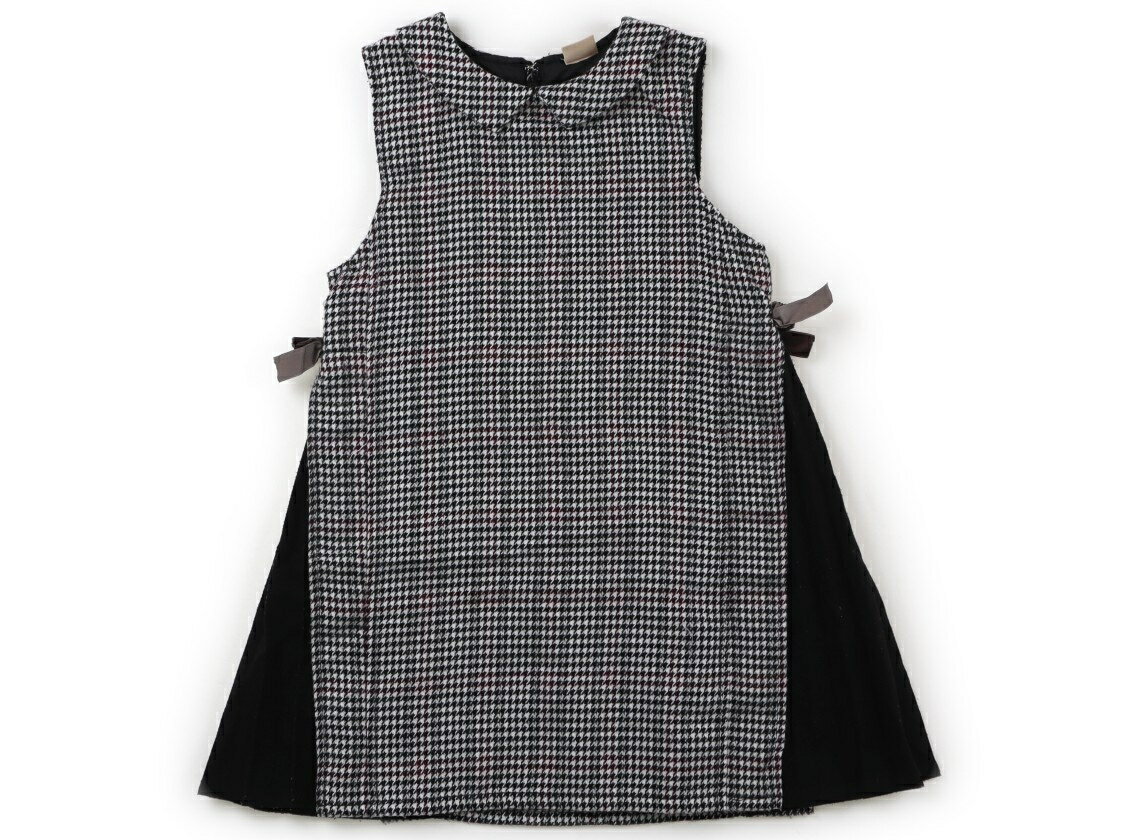 　ブランド 　petit main(プティマイン) 　カテゴリー 　ジャンパースカート 　サイズ 　110サイズ 　色 　モノクロ×レッド千鳥格子 　状態 　★★★ 　記名 　なし 　ジャンル 　Girl 起毛カットソー。後ろファスナー開き...