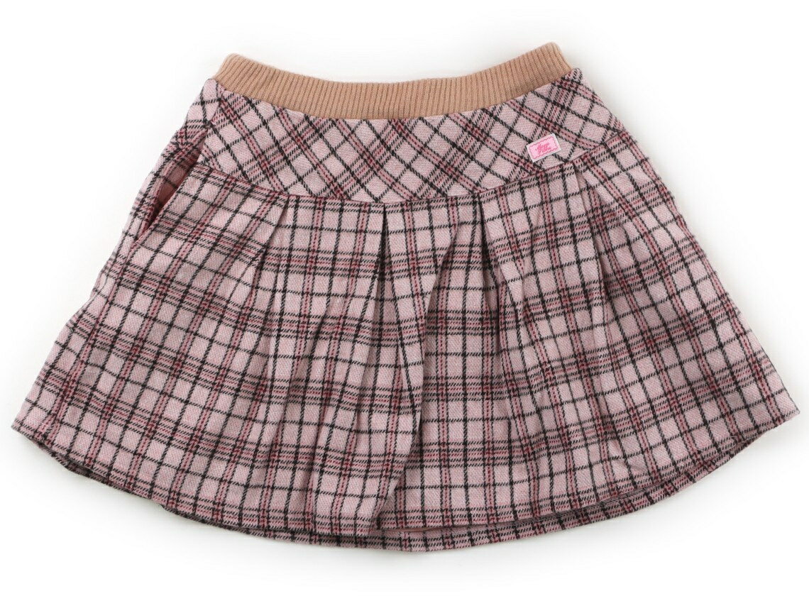 　ブランド 　mezzo piano(メゾピアノ) 　カテゴリー 　スカート 　サイズ 　140サイズ 　色 　パステルピンク・ブラウン系チェック 　状態 　★★★★ 　記名 　なし 　ジャンル 　Girl 起毛感のあるジャガードカットソー...
