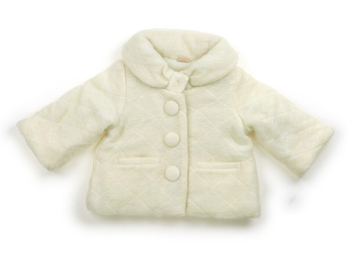 　ブランド 　petit main(プティマイン) 　カテゴリー 　コート・ジャンパー 　サイズ 　80サイズ 　色 　アイボリー 　状態 　★★★★ 　記名 　なし 　ジャンル 　Girl ウールアクリル素材で、裏地と中綿はポリエステル。...