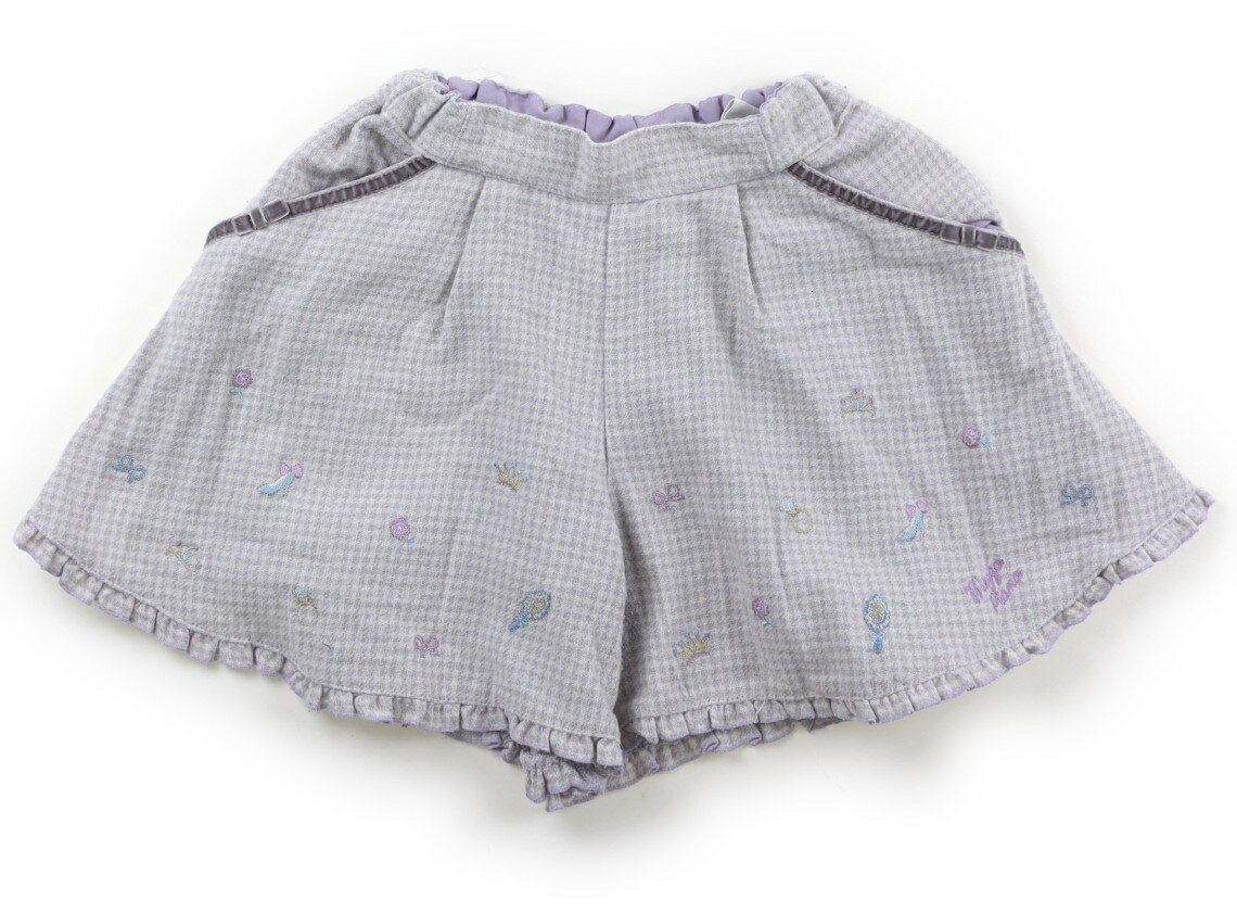 　ブランド 　mezzo piano(メゾピアノ) 　カテゴリー 　キュロット 　サイズ 　130サイズ 　色 　ラベンダー、白 　状態 　★★ 　記名 　なし 　ジャンル 　Girl ニット生地。カットソー生地の裏地がついています。ウエス...