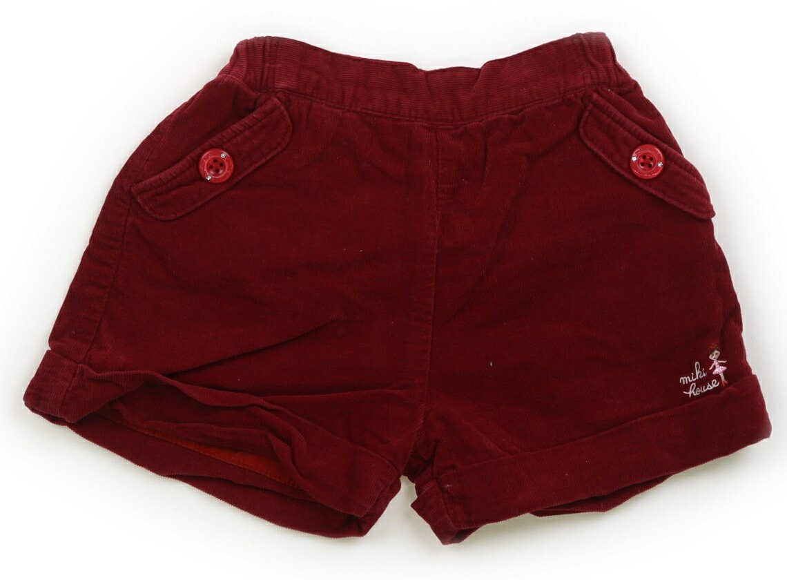 　ブランド 　miki HOUSE(ミキハウス) 　カテゴリー 　ショートパンツ 　サイズ 　90サイズ 　色 　ワインレッド・ロゴ 　状態 　★★★ 　記名 　なし 　ジャンル 　Girl シャツコール生地でコットン布帛生地の総裏仕立てで...