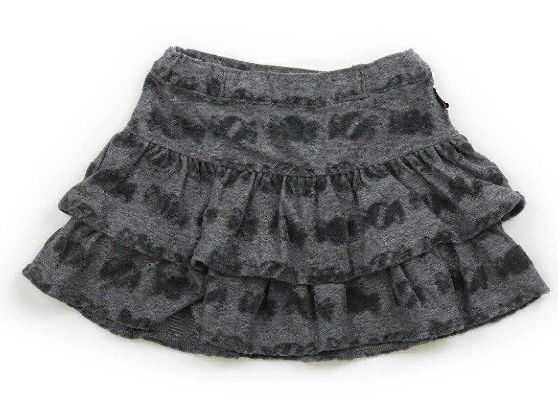 　ブランド 　mezzo piano(メゾピアノ) 　カテゴリー 　スカート 　サイズ 　100サイズ 　色 　グレーリボン 　状態 　★★★ 　記名 　なし 　ジャンル 　Girl コットン、ポリエステルのニットカットソー。ウエストはサイ...