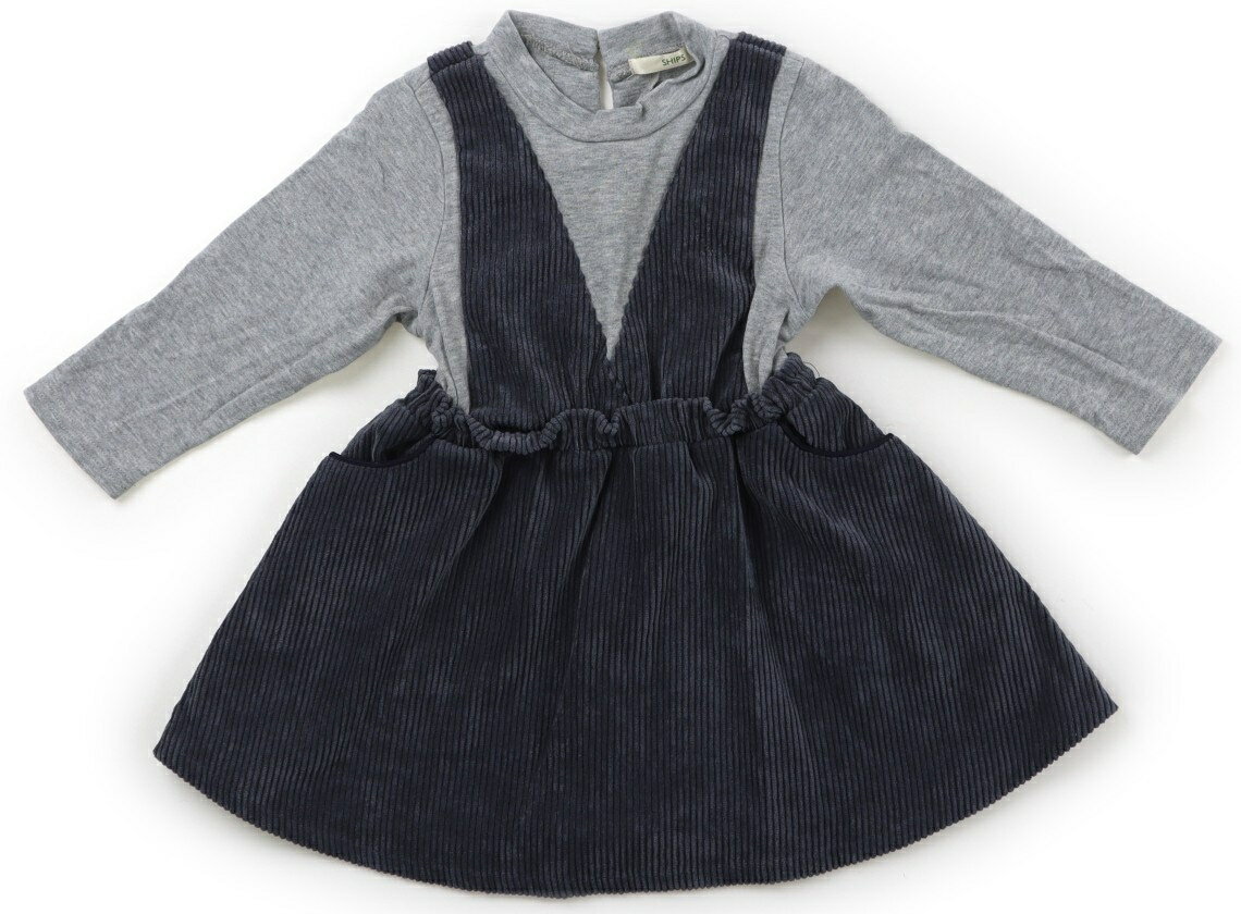 　ブランド 　SHIPS(シップス) 　カテゴリー 　ワンピース 　サイズ 　80サイズ 　色 　グレー 　状態 　★★★ 　記名 　なし 　ジャンル 　Girl コーデュロイとカットソー。コーデュロイに白っぽいあたり感あり。洗いざらし感が...