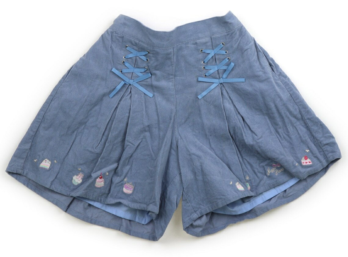 　ブランド 　mezzo piano(メゾピアノ) 　カテゴリー 　キュロット 　サイズ 　130サイズ 　色 　くすみブルー 　状態 　★★★ 　記名 　なし 　ジャンル 　Girl コーデュロイ。ウエスト後ろゴム。全体的に色褪せがありま...