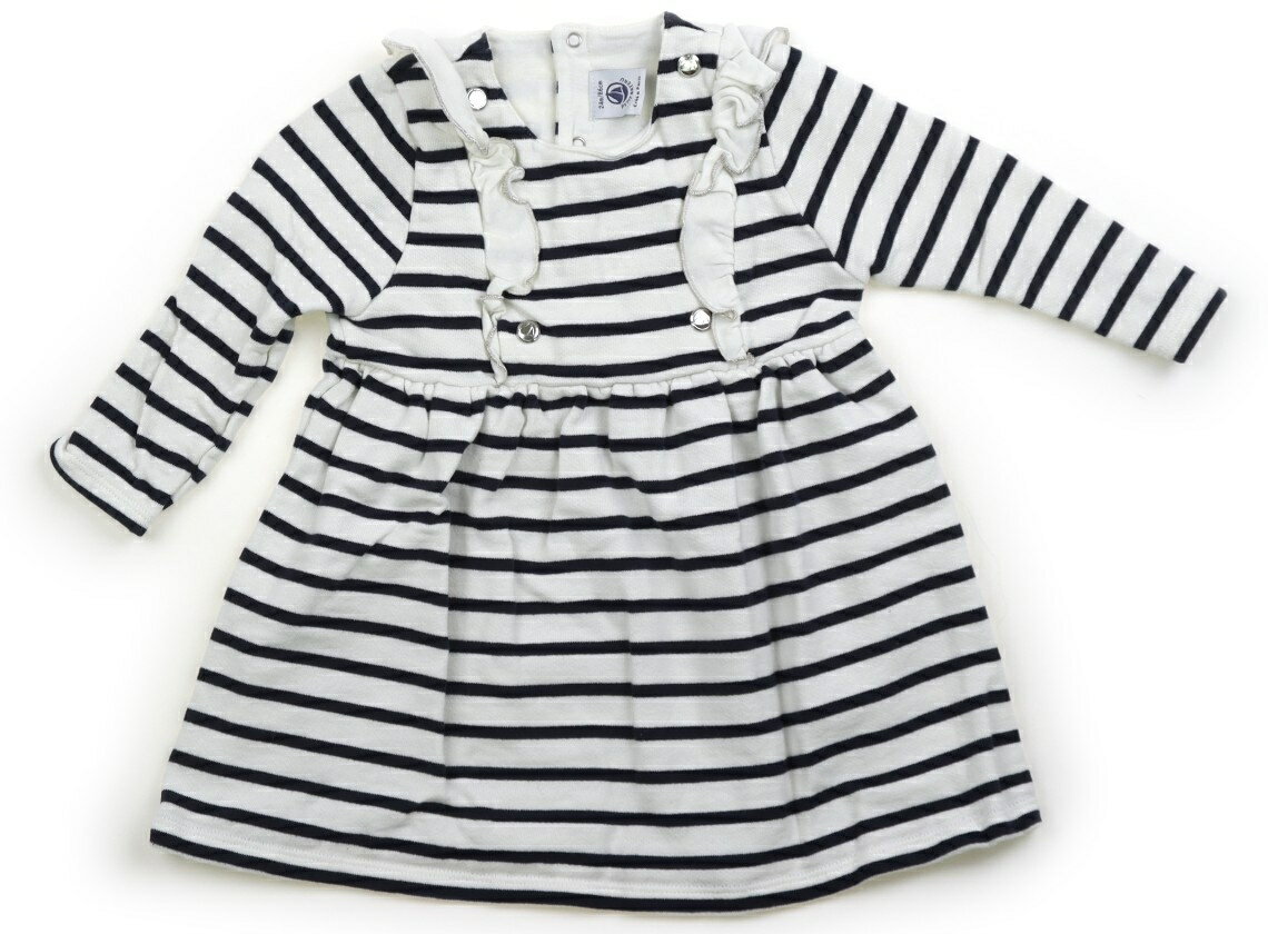 　ブランド 　PETIT BATEAU(プチバトー) 　カテゴリー 　ワンピース 　サイズ 　80サイズ 　色 　ネイビーボーダー・オフ白・シルバーラメ 　状態 　★★★ 　記名 　なし 　ジャンル 　Girl 実際のサイズ表記は86cmで...