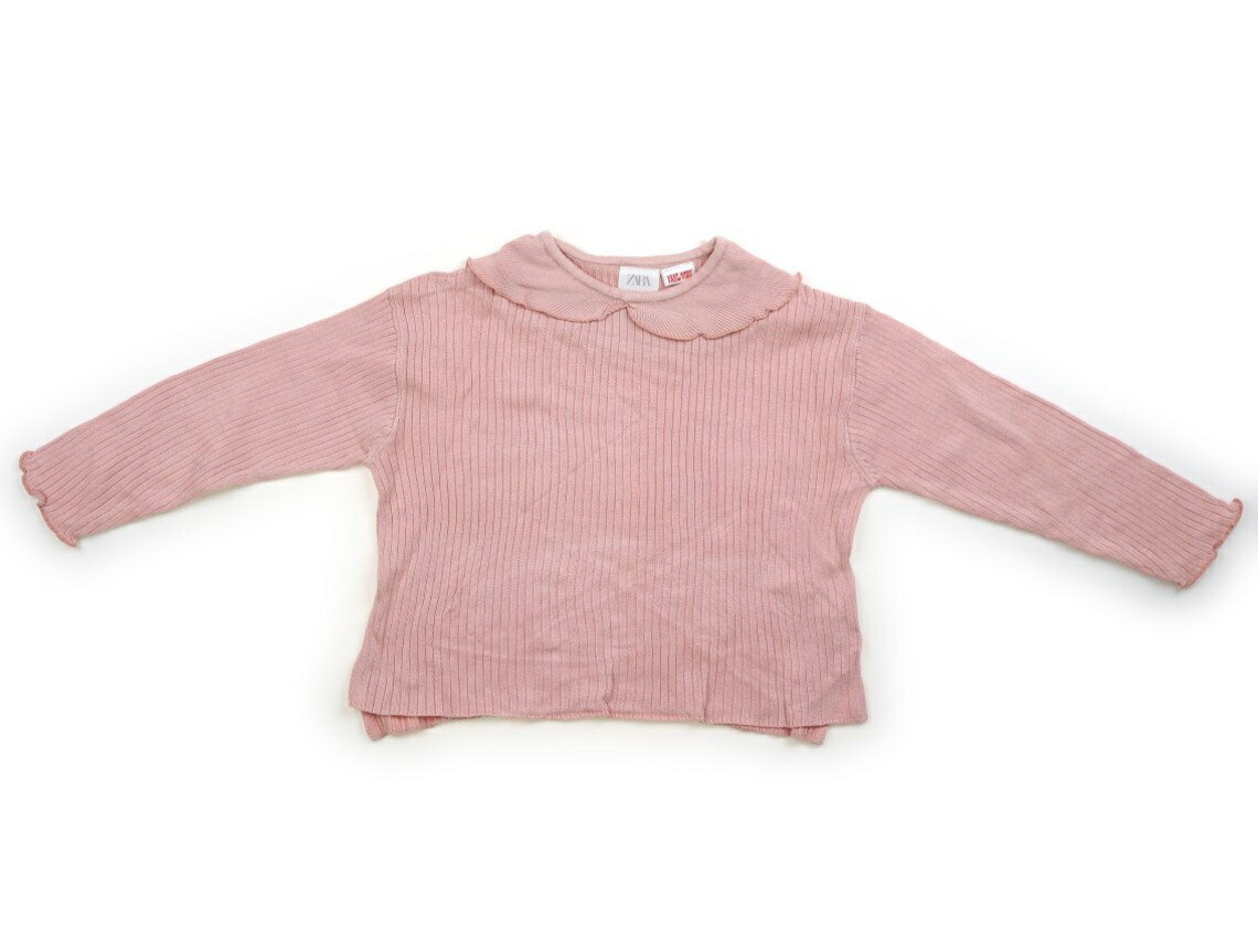 　ブランド 　ZARA(ザラ) 　カテゴリー 　ニット・セーター 　サイズ 　100サイズ 　色 　くすみピンク 　状態 　★★★ 　記名 　なし 　ジャンル 　Girl 実際のサイズ表記は104cmです。レーヨン、コットンのリブニットです...