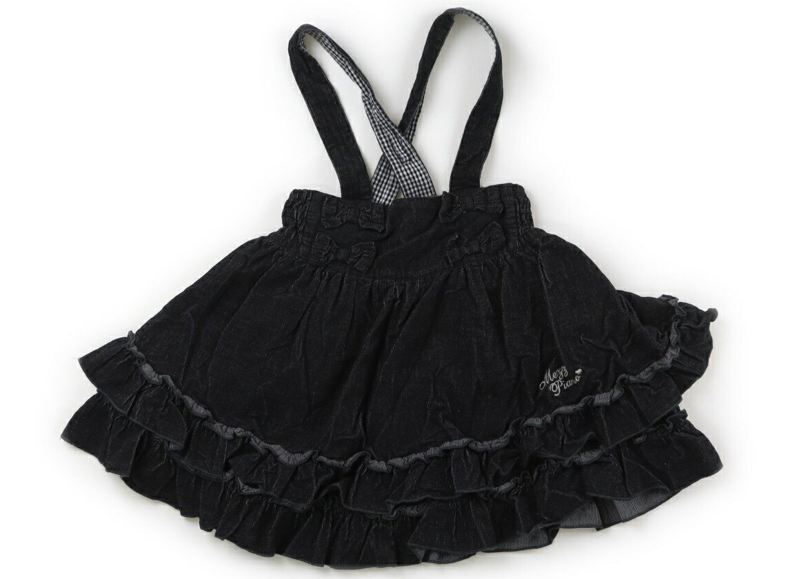 　ブランド 　mezzo piano(メゾピアノ) 　カテゴリー 　スカート 　サイズ 　110サイズ 　色 　黒 　状態 　★★★ 　記名 　なし 　ジャンル 　Girl 柔らかいコーデュロイ。ストラップは後側のみ取外し可。所々に擦れがあ...