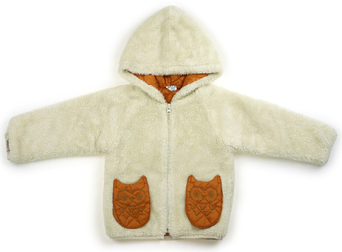 　ブランド 　bit'z(ビッツ) 　カテゴリー 　コート・ジャンパー 　サイズ 　100サイズ 　色 　アイボリー、オレンジ、フクロウ 　状態 　★★★ 　記名 　なし 　ジャンル 　Girl 表地（ボア）・裏地・中綿すべてポリエステル素...