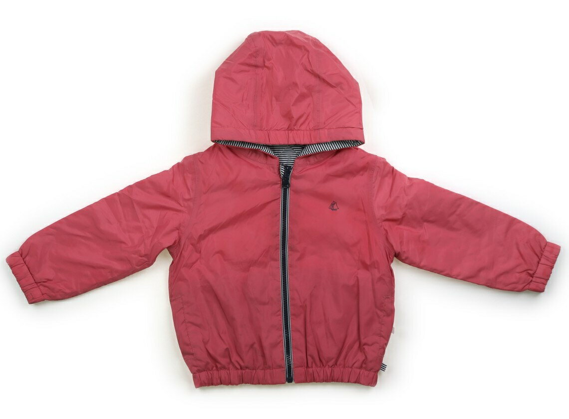 　ブランド 　PETIT BATEAU(プチバトー) 　カテゴリー 　コート・ジャンパー 　サイズ 　100サイズ 　色 　ピンク・ネイビーボーダー 　状態 　★★ 　記名 　なし 　ジャンル 　Girl ポリエステル素材。中綿入り。フード...