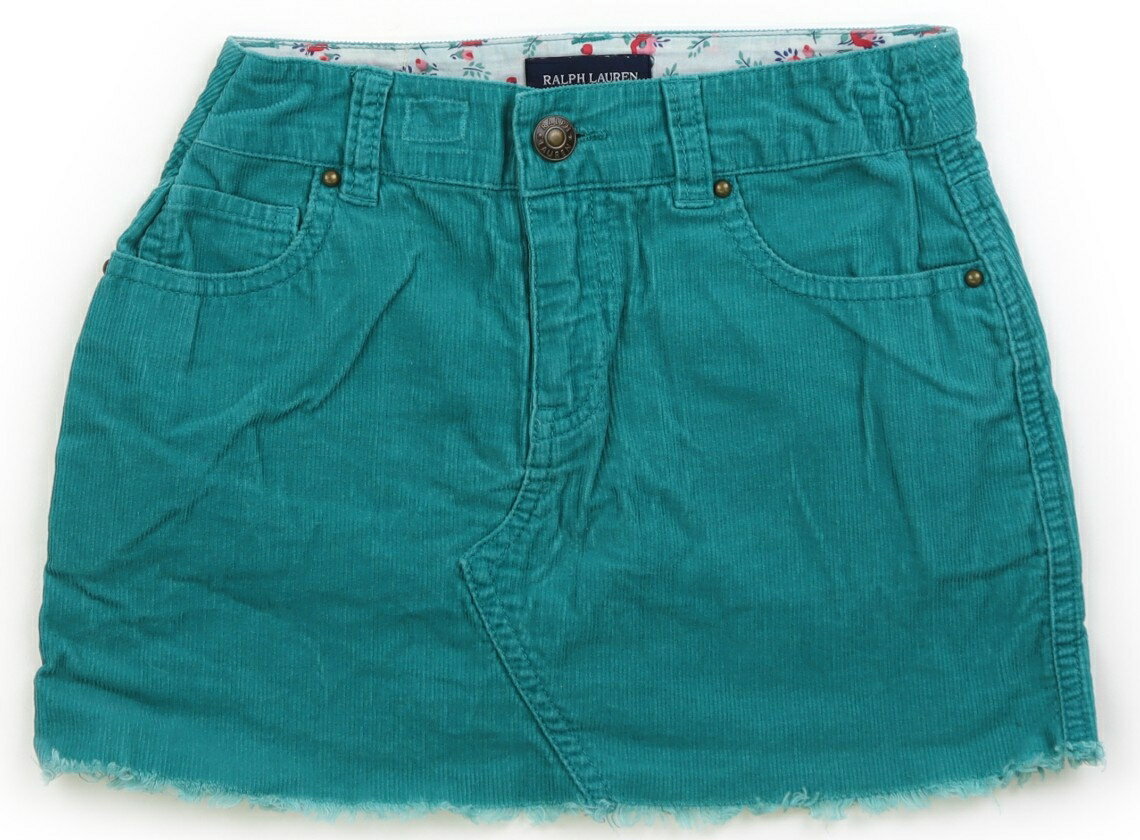 　ブランド 　Ralph Lauren(ラルフローレン) 　カテゴリー 　スカート 　サイズ 　130サイズ 　色 　ターコイズ 　状態 　★★★ 　記名 　なし 　ジャンル 　Girl 綿の薄いコーデュロイ生地。ウエストはゴムなし。前ファ...