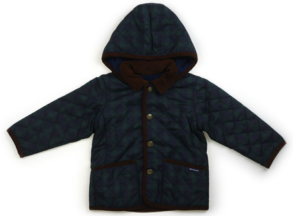 　ブランド 　miki HOUSE(ミキハウス) 　カテゴリー 　コート・ジャンパー 　サイズ 　90サイズ 　色 　グレンチェック・　ブラウン 　状態 　★★★ 　記名 　あり（タグ） 　ジャンル 　Girl 薄手のキルティング素材。裏は...