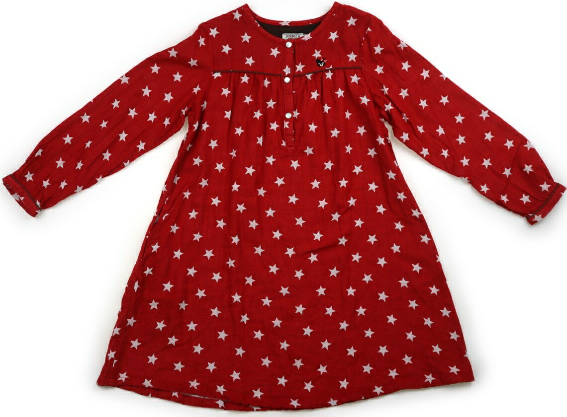 　ブランド 　Double B(ダブルB) 　カテゴリー 　ワンピース 　サイズ 　140サイズ 　色 　レッド・星柄 　状態 　★★★★ 　記名 　なし 　ジャンル 　Girl 柔らかなコットン地です。綺麗な状態です。これから活躍しそうで...