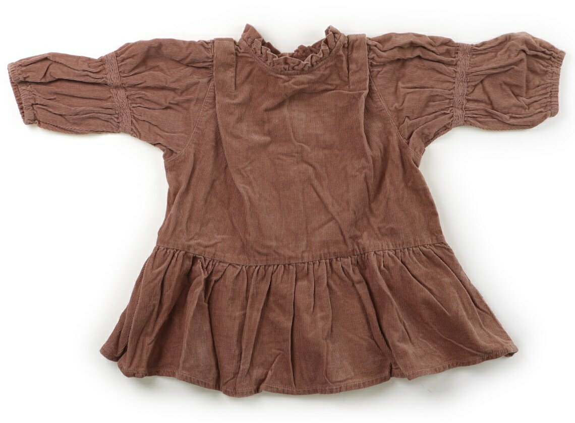 　ブランド 　apres les cours(アプレレクール) 　カテゴリー 　ワンピース 　サイズ 　80サイズ 　色 　ブラウン 　状態 　★★ 　記名 　なし 　ジャンル 　Girl コーデュロイ調生地、裏地はありません。後ろボタンあ...