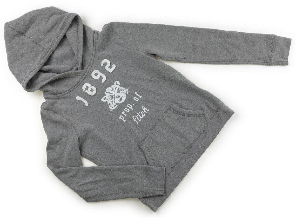 　ブランド 　Abercrombie(アバクロ) 　カテゴリー 　パーカー 　サイズ 　160サイズ 　色 　グレー、白い英文字、トラ 　状態 　★★★ 　記名 　なし 　ジャンル 　Boy 実際のサイズ表記はXLで、裏起毛です。裏側に毛玉...