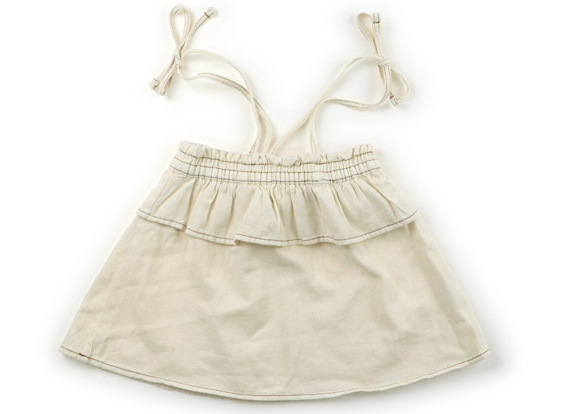 　ブランド 　Markey's(マーキーズ) 　カテゴリー 　スカート 　サイズ 　120サイズ 　色 　キナリ 　状態 　★★★★ 　記名 　なし 　ジャンル 　Girl 肩紐の調節が可能です。裏地はありません。ウエストは総ゴムです。目立...