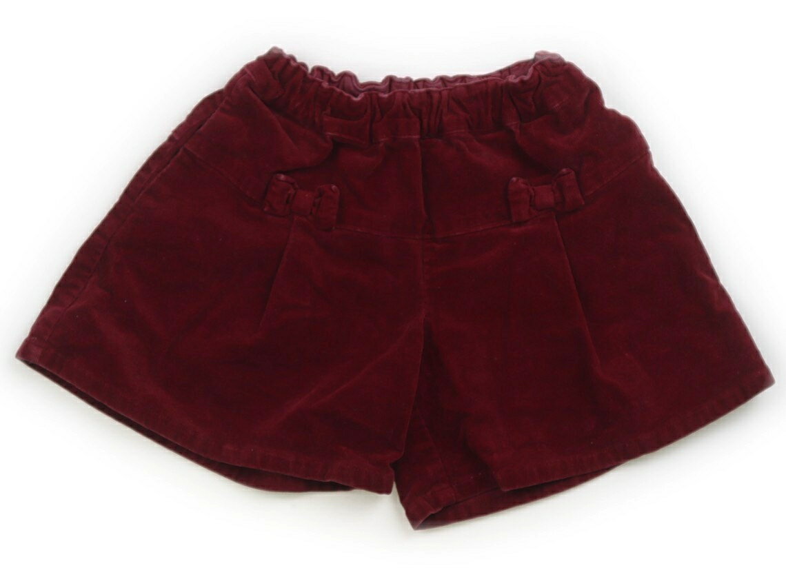 　ブランド 　BeBe(べべ) 　カテゴリー 　キュロット 　サイズ 　130サイズ 　色 　ワインレッド 　状態 　★★★ 　記名 　なし 　ジャンル 　Girl ウエストは総ゴム。やや色褪せ、ほこり付着あり。まだまだ活躍してくれそうです...