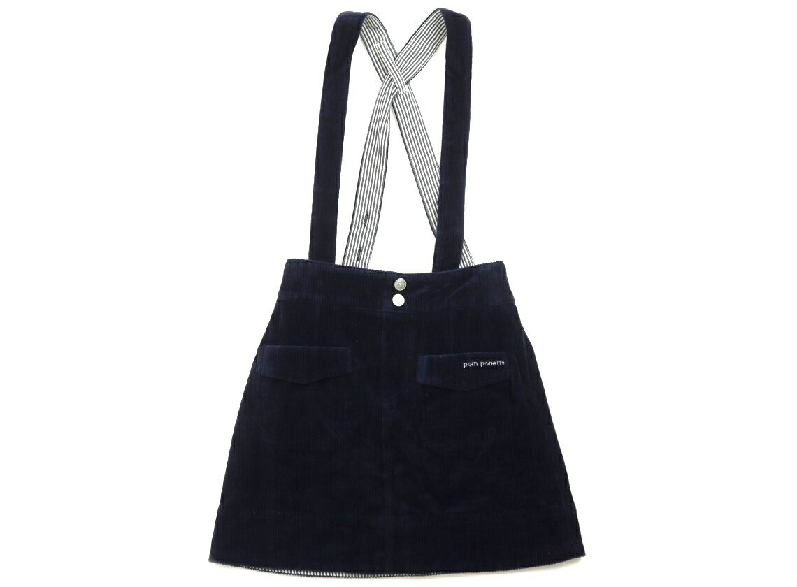 　ブランド 　pom ponette(ポンポネット) 　カテゴリー 　ジャンパースカート 　サイズ 　120サイズ 　色 　ネイビー 　状態 　★★★★ 　記名 　なし 　ジャンル 　Girl 実際のサイズ表記は120〜130cm。コーデュ...