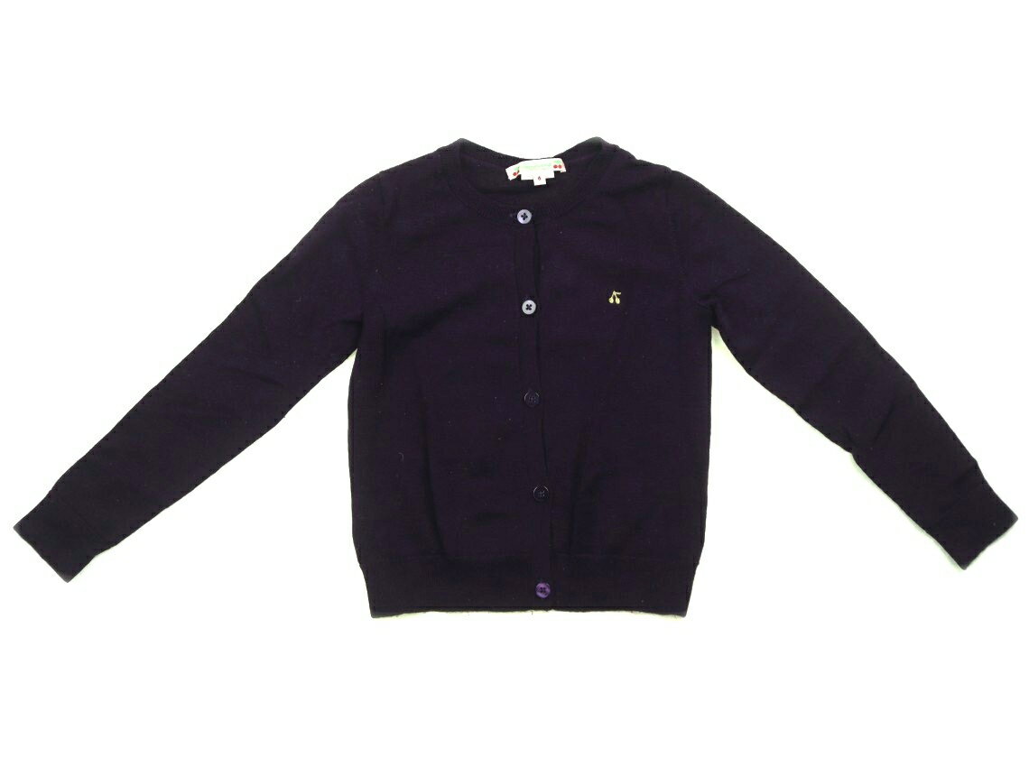 　ブランド 　bonpoint(ボンポワン) 　カテゴリー 　カーディガン 　サイズ 　110サイズ 　色 　パープル 　状態 　★★★ 　記名 　なし 　ジャンル 　Girl ウールニット地。実際のサイズ表記は、6。毛羽立ち・毛玉感があり...