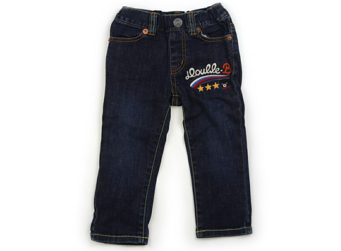 　ブランド 　Double B(ダブルB) 　カテゴリー 　ジーンズ 　サイズ 　90サイズ 　色 　インディゴブルー 　状態 　★★★ 　記名 　なし 　ジャンル 　Boy ウエストは総ゴムです。品質タグ、シールを剥がした跡があります。や...