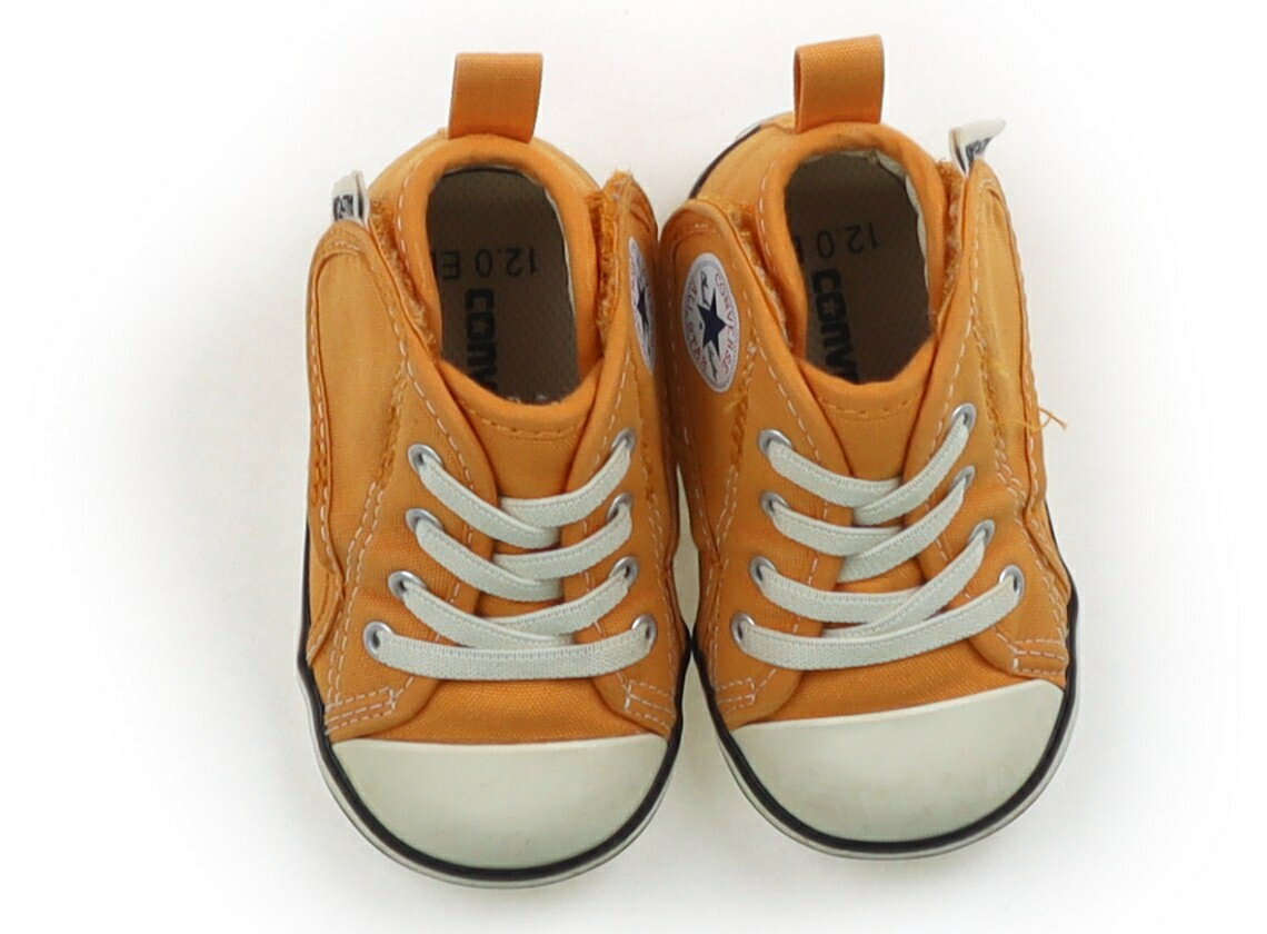 　ブランド 　CONVERSE(コンバース) 　カテゴリー 　スニーカー 　サイズ 　靴12cm〜 　色 　マンダリン 　状態 　★★★ 　記名 　なし 　ジャンル 　Girl 12.0cmサイズ。マジックテープ留め。ソール全体に薄っすら汚...