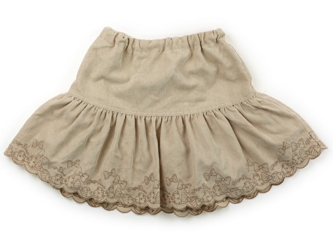 　ブランド 　mezzo piano(メゾピアノ) 　カテゴリー 　スカート 　サイズ 　130サイズ 　色 　ベージュ 　状態 　★★★ 　記名 　なし 　ジャンル 　Girl コーデュロイ調生地。ウエストは総ゴムでサイズ調整ゴムが付いて...