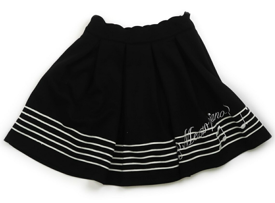 　ブランド 　mezzo piano(メゾピアノ) 　カテゴリー 　スカート 　サイズ 　160サイズ 　色 　黒 　状態 　★★ 　記名 　なし 　ジャンル 　Girl 脇ファスナーあき。サイズ調整ゴムが付いています。インナーパンツ一体型...