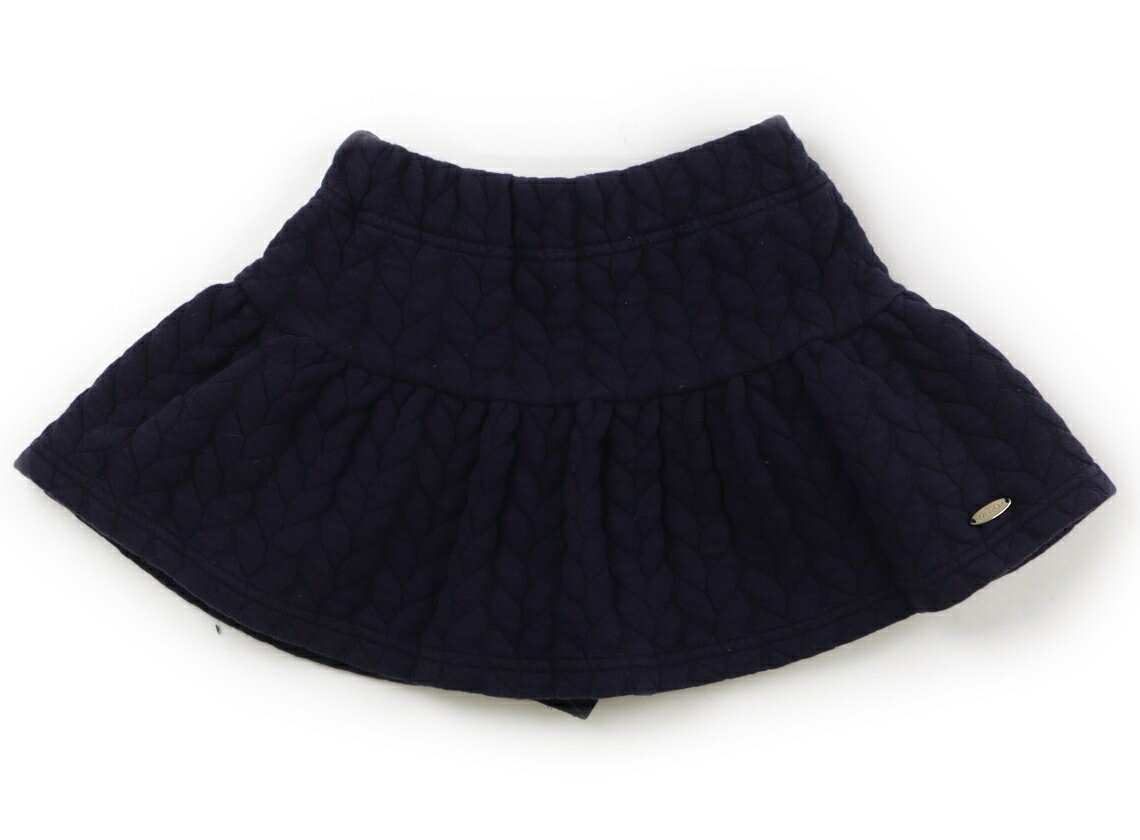 　ブランド 　apres les cours(アプレレクール) 　カテゴリー 　スカート 　サイズ 　110サイズ 　色 　ネイビー 　状態 　★★ 　記名 　なし 　ジャンル 　Girl ニット調のエンボス加工デザイン。ショートパンツ一体...