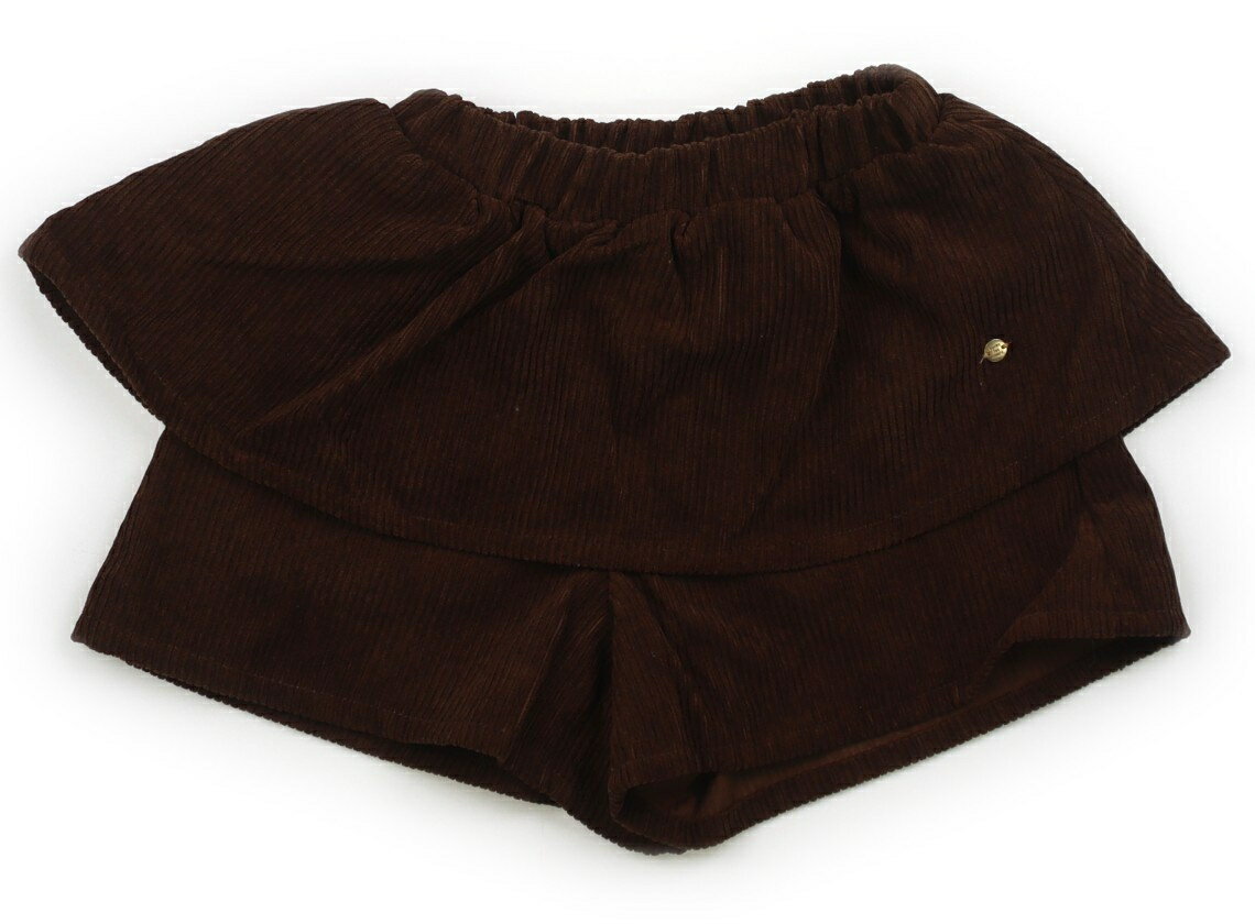 　ブランド 　apres les cours(アプレレクール) 　カテゴリー 　キュロット 　サイズ 　100サイズ 　色 　ブラウン 　状態 　★★★ 　記名 　なし 　ジャンル 　Girl ウエストは総ゴムです。コーデュロイ素材。ポリエ...