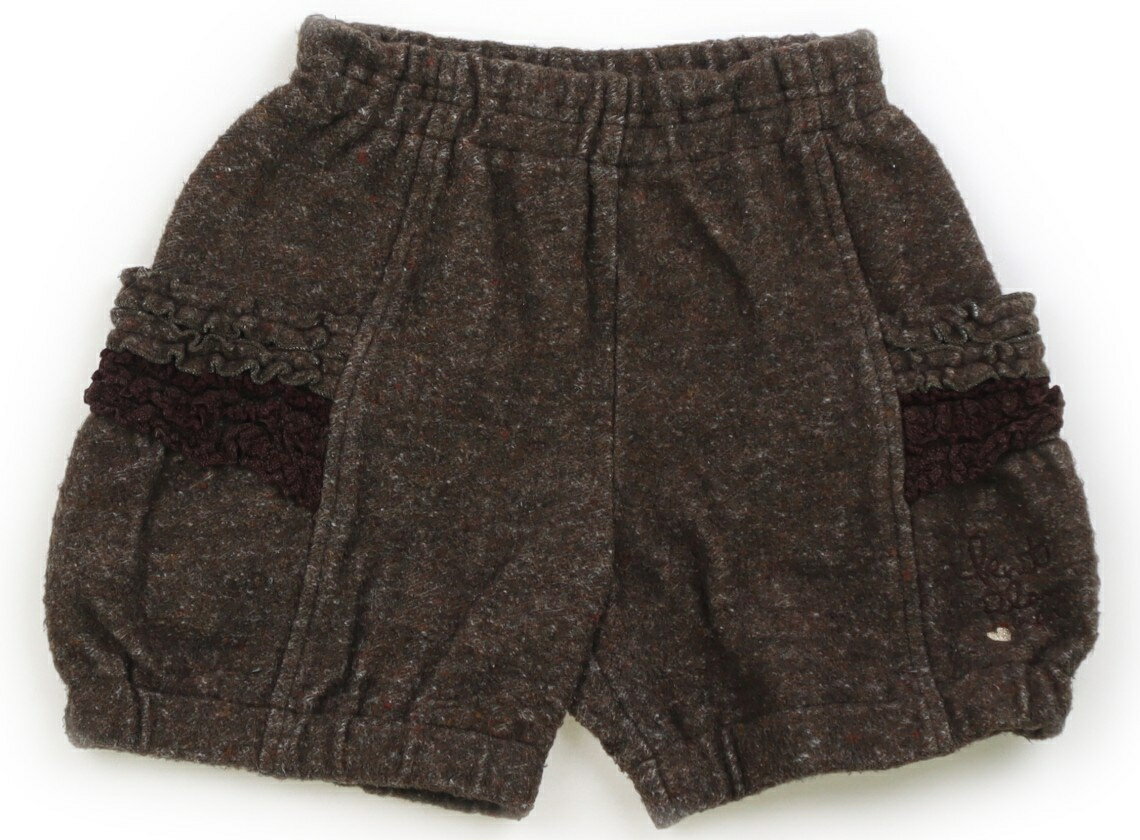 　ブランド 　Knit Planner(KP)(ニットプランナー（KP）) 　カテゴリー 　ショートパンツ 　サイズ 　110サイズ 　色 　ブラウン、フリル 　状態 　★★ 　記名 　なし 　ジャンル 　Girl ウエストは総ゴムで、起毛...