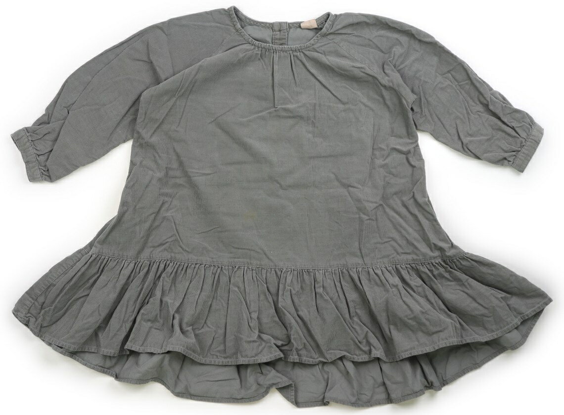 　ブランド 　petit main(プティマイン) 　カテゴリー 　ワンピース 　サイズ 　110サイズ 　色 　ピスタチオグリーン 　状態 　★★ 　記名 　なし 　ジャンル 　Girl 薄手のコーデュロイ生地です。お腹に2cm位のシミが...