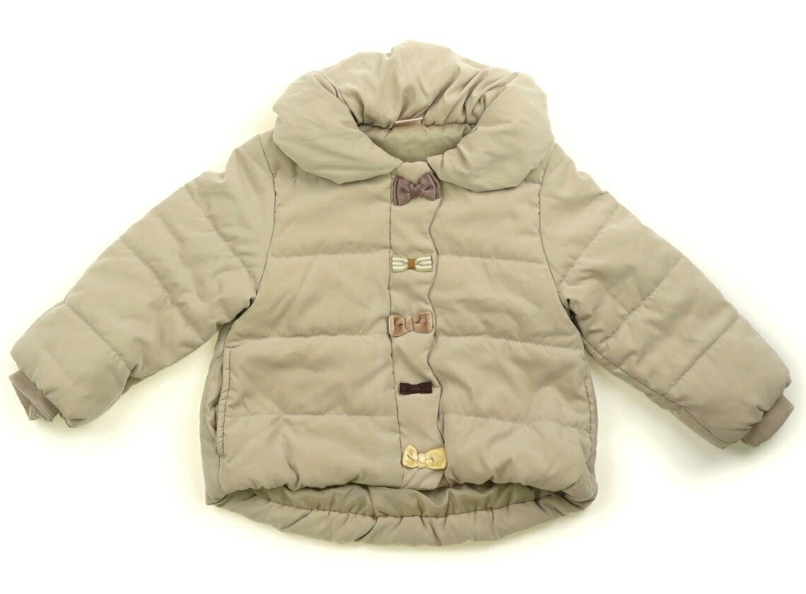 　ブランド 　petit main(プティマイン) 　カテゴリー 　コート・ジャンパー 　サイズ 　90サイズ 　色 　ベージュ 　状態 　★★★ 　記名 　なし 　ジャンル 　Girl スムース素材。中綿入り。ファスナー・スナップボタン開...