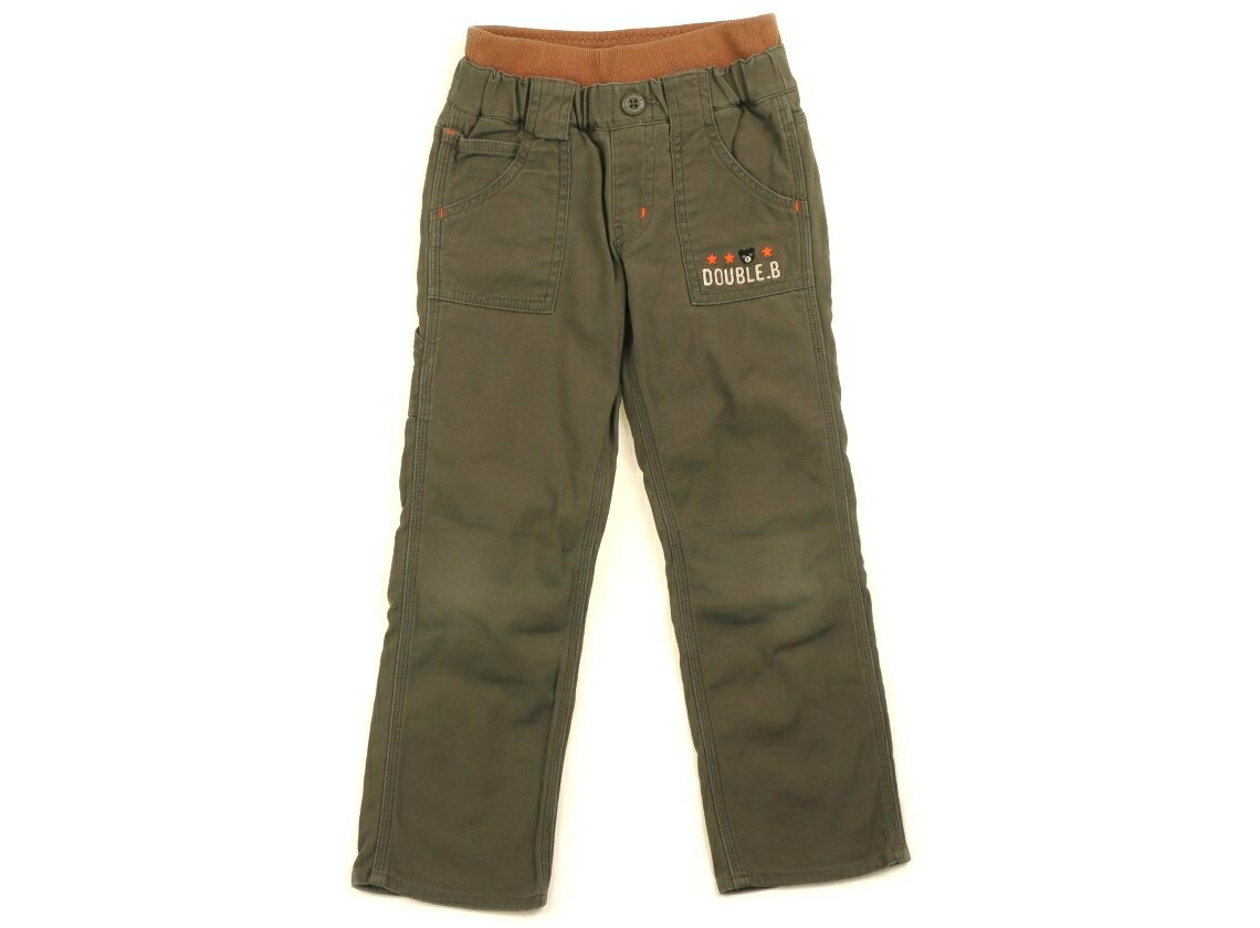 　ブランド 　Double B(ダブルB) 　カテゴリー 　パンツ 　サイズ 　120サイズ 　色 　カーキ、キャメル 　状態 　★★ 　記名 　なし 　ジャンル 　Boy ウエストは総ゴム。リブに毛羽立ち、全体に色褪せによる白っぽさあり。...