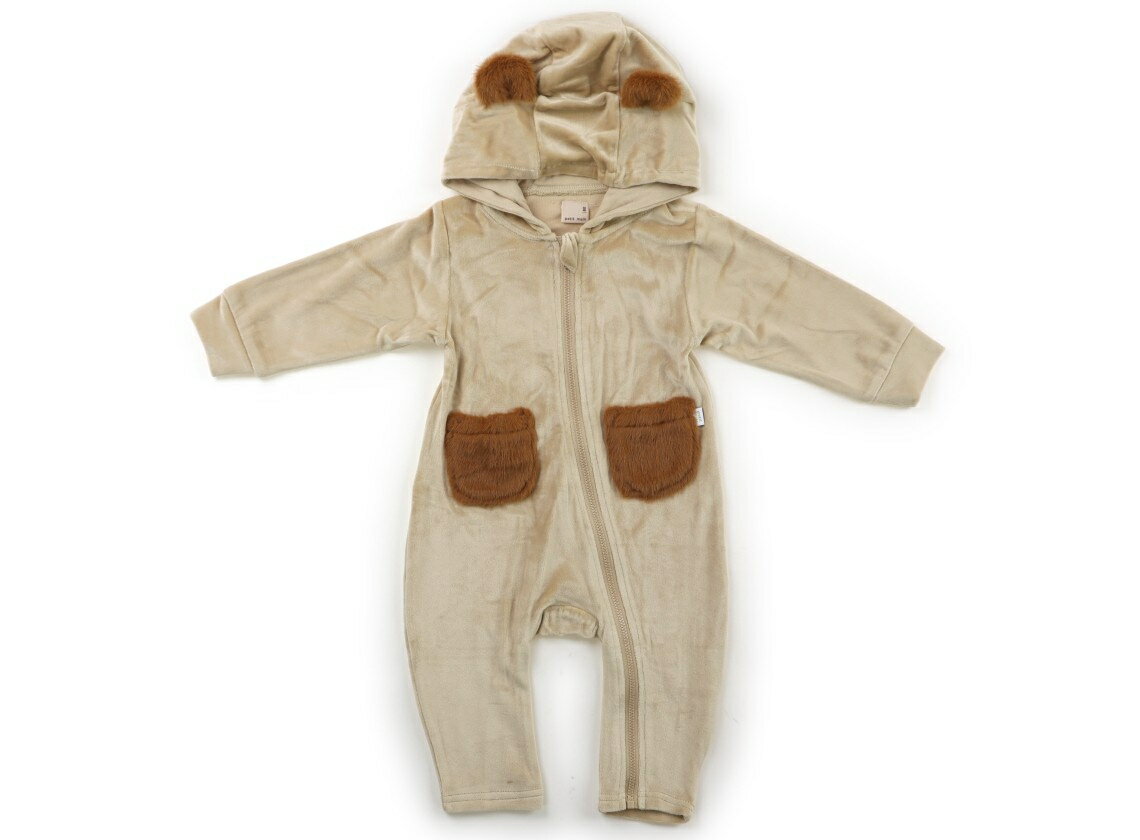 　ブランド 　petit main(プティマイン) 　カテゴリー 　オールインワン 　サイズ 　80サイズ 　色 　ベージュ・アニマル風 　状態 　★★★★ 　記名 　なし 　ジャンル 　Boy ポリエステル素材で、本体はベロア地で、耳とポ...