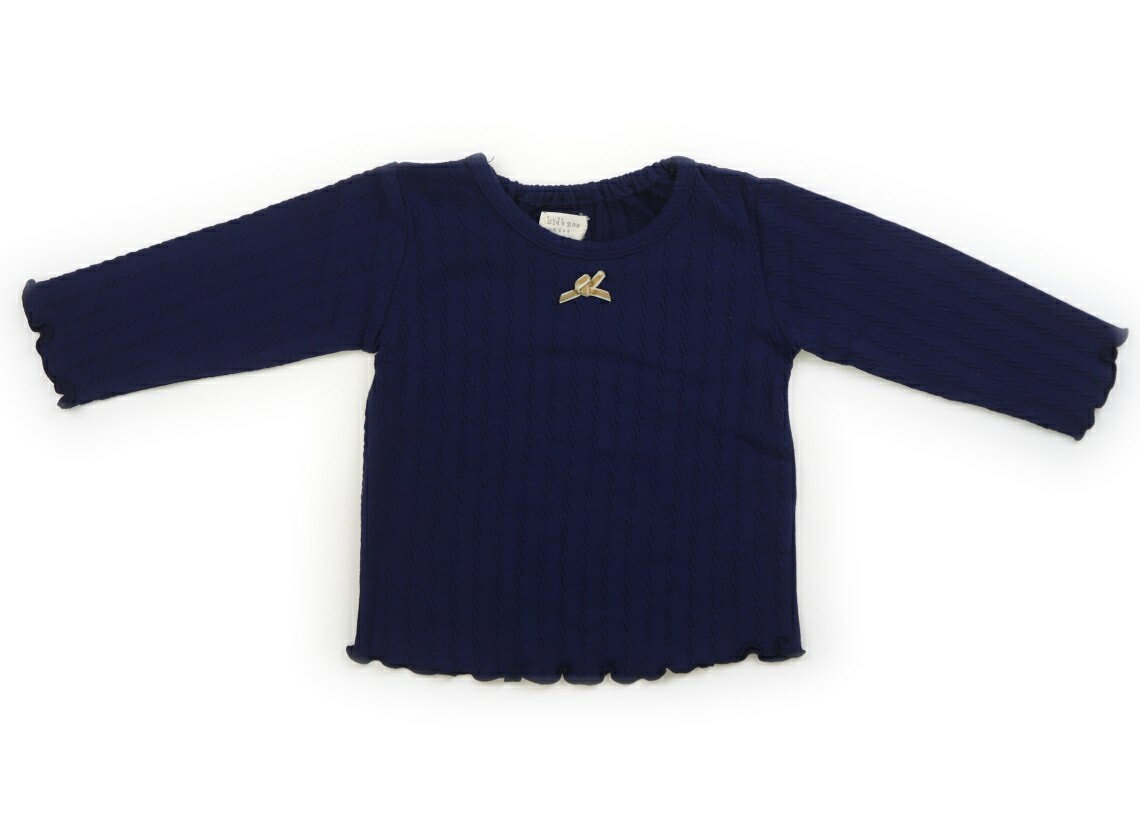 　ブランド 　Kids Zoo(キッズズー) 　カテゴリー 　Tシャツ・カットソー 　サイズ 　80サイズ 　色 　ネイビー、ベージュ 　状態 　★★★★ 　記名 　なし 　ジャンル 　Girl 薄手のリブニットソー生地。リボンはベロア。若...