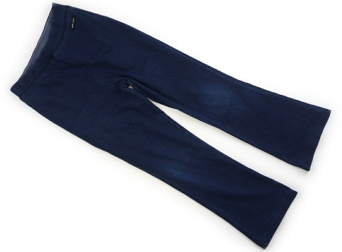 　ブランド 　petit main(プティマイン) 　カテゴリー 　パンツ 　サイズ 　130サイズ 　色 　ブルー 　状態 　★★★ 　記名 　あり（タグ） 　ジャンル 　Girl 薄裏起毛ストレッチ素材。ウエストは総ゴムです。やや毛羽立...