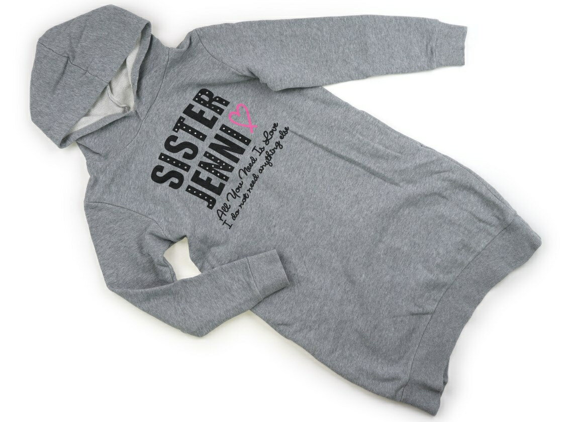 　ブランド 　JENNI(ジェニィ) 　カテゴリー 　ワンピース 　サイズ 　160サイズ 　色 　杢グレー 　状態 　★★★ 　記名 　なし 　ジャンル 　Girl スウェット。ラインストーン装飾。Nの上のラインストーンはいくつか剥がれて...