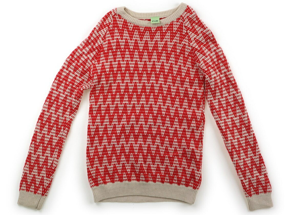 　ブランド 　FUB(ファブ) 　カテゴリー 　ニット・セーター 　サイズ 　150サイズ 　色 　レッド、アイボリー 　状態 　★★★★ 　記名 　なし 　ジャンル 　Girl ウールニット。全体に使用感はありますが目立つ汚れはありません...