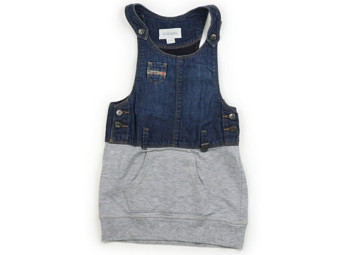 　ブランド 　DIESEL(ディーゼル) 　カテゴリー 　オーバーオール 　サイズ 　100サイズ 　色 　ブルー・グレー 　状態 　★★★ 　記名 　なし 　ジャンル 　Girl 4/106cmサイズ表記。上はデニム地で、スカートはカット...