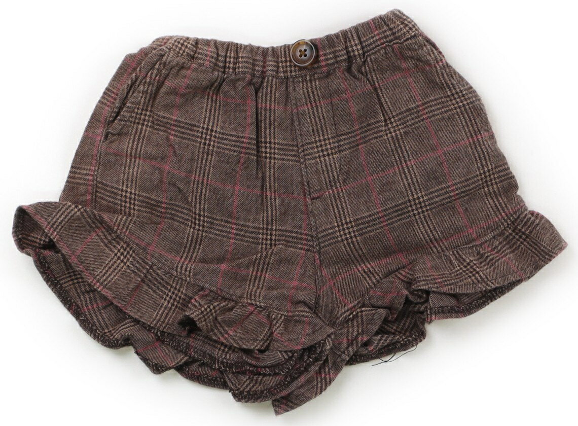 　ブランド 　apres les cours(アプレレクール) 　カテゴリー 　キュロット 　サイズ 　80サイズ 　色 　ブラウン系チェック 　状態 　★★★ 　記名 　なし 　ジャンル 　Girl 起毛カットソー。全体的に使用感がありま...