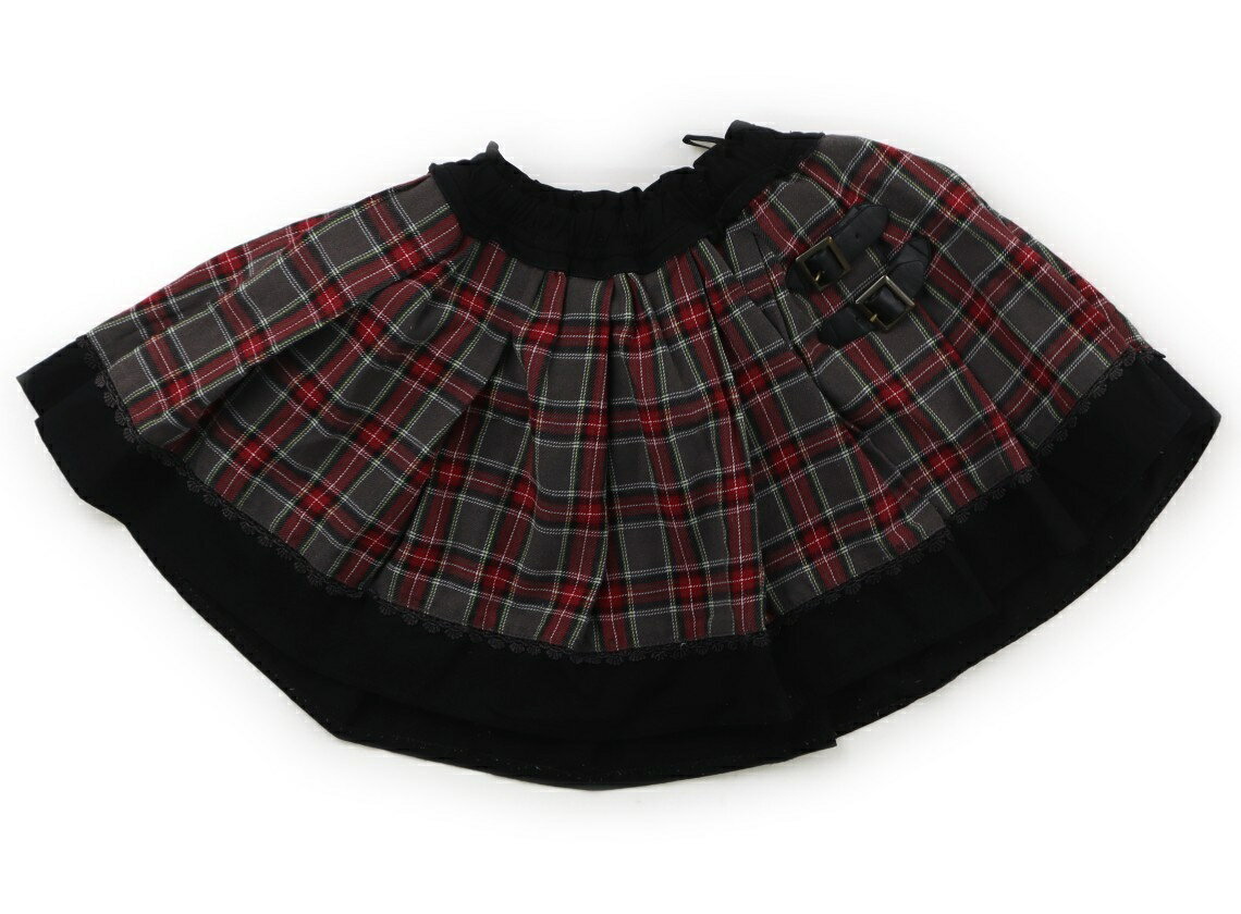 　ブランド 　axes femme KIDS(アクシーズファムキッズ) 　カテゴリー 　スカート 　サイズ 　110サイズ 　色 　グレー・レッド系チェック・ブラック 　状態 　★★★ 　記名 　なし 　ジャンル 　Girl ポリエステルコ...