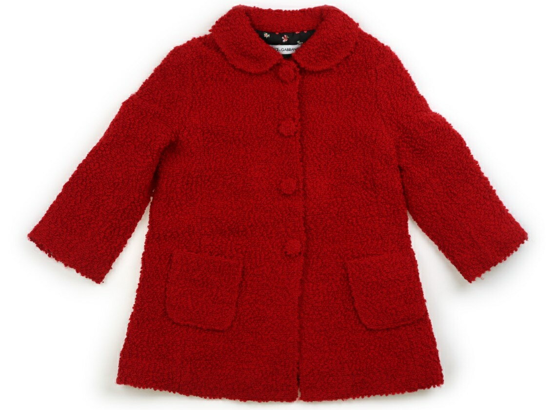 　ブランド 　D&G(ドルチェ＆ガッバーナ) 　カテゴリー 　コート・ジャンパー 　サイズ 　110サイズ 　色 　レッド 　状態 　★★★ 　記名 　なし 　ジャンル 　Girl ウール・シルク素材。裏地付き。実際のサイズ表記は、4。スナ...