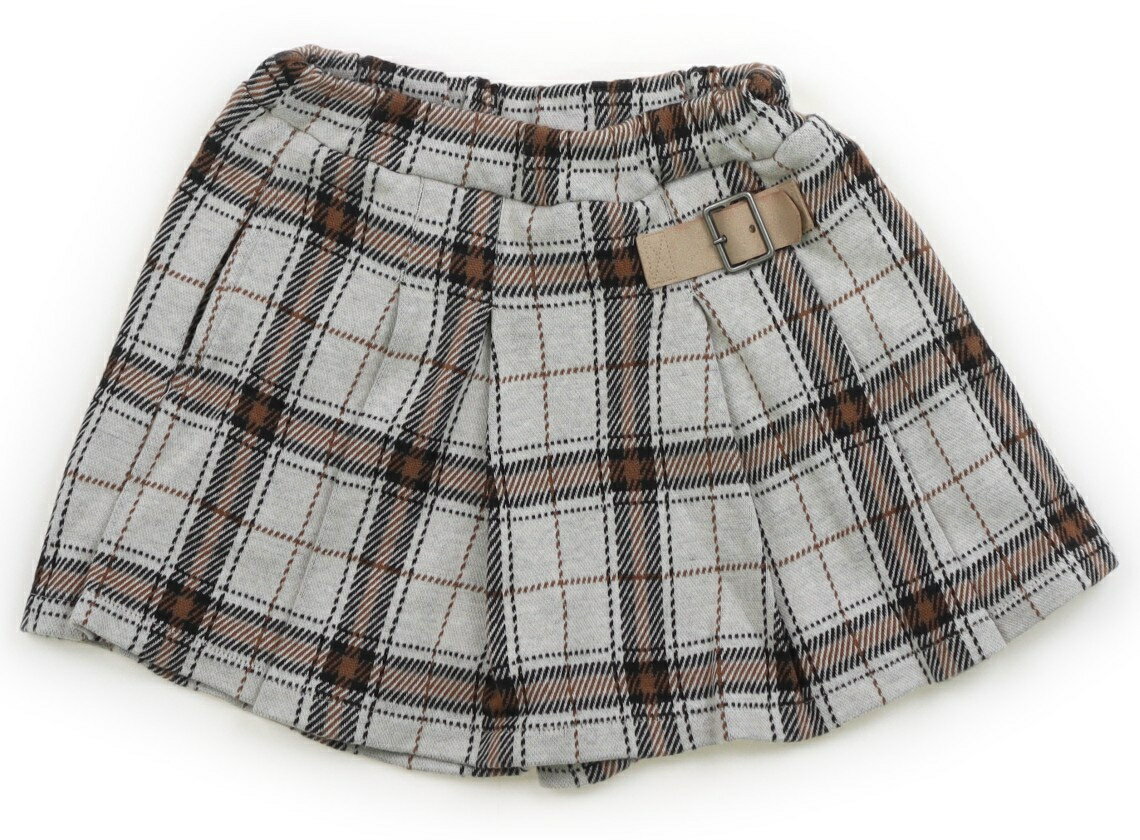 　ブランド 　petit main(プティマイン) 　カテゴリー 　キュロット 　サイズ 　100サイズ 　色 　ベージュ黒白チェック 　状態 　★★★ 　記名 　なし 　ジャンル 　Girl ウエストは総ゴムです。飾りベルトの端に赤っぽく...
