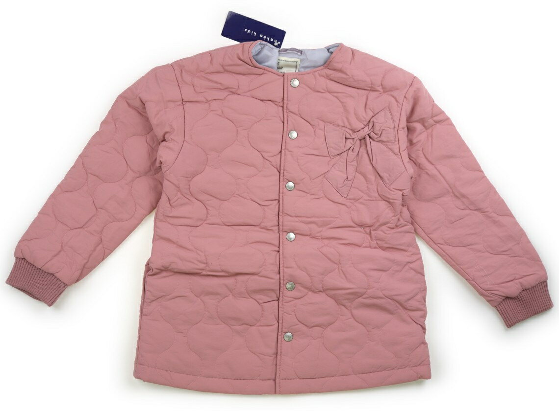 　ブランド 　HAKKA(ハッカ) 　カテゴリー 　コート・ジャンパー 　サイズ 　140サイズ 　色 　ピンク 　状態 　N 　記名 　なし 　ジャンル 　Girl ナイロン素材のキルティング生地。裏地と中綿はポリエステル。新品タグ付き商...